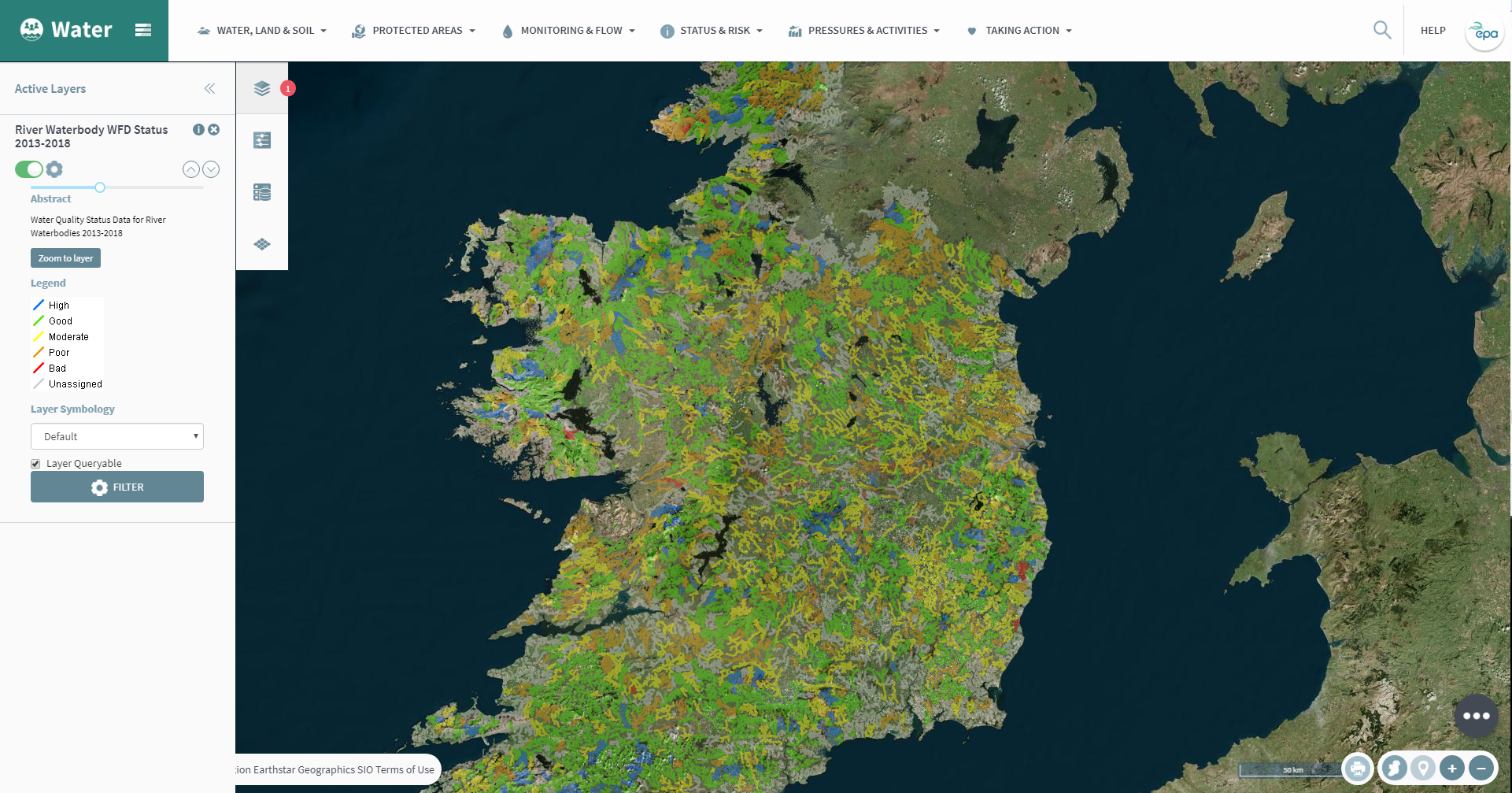 EPA Water Maps - Catchments.ie - Catchments.ie
