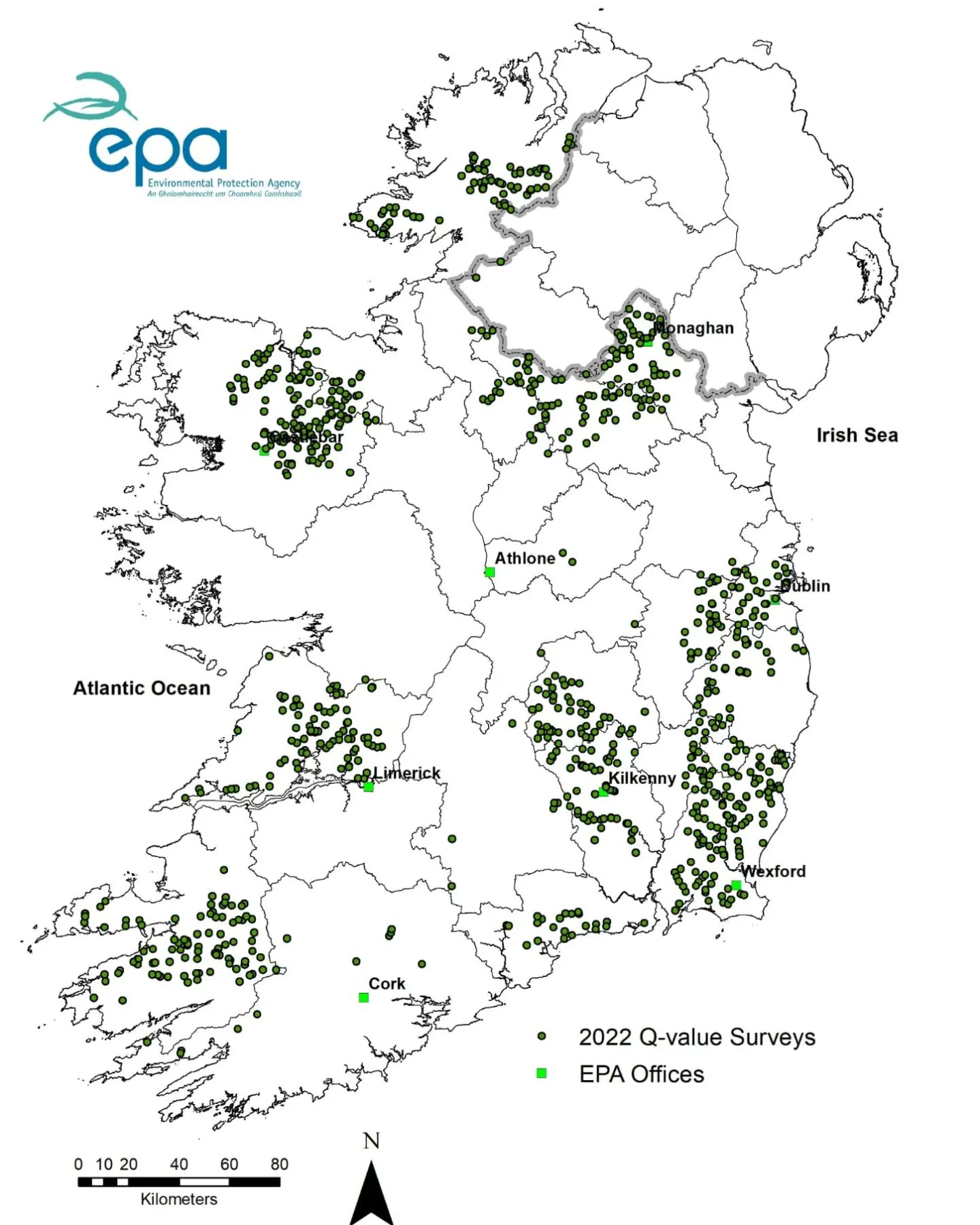 2022 EPA River Q Values - Catchments.ie - Catchments.ie