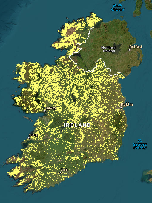 Map of irish wetlands - Catchments.ie - Catchments.ie